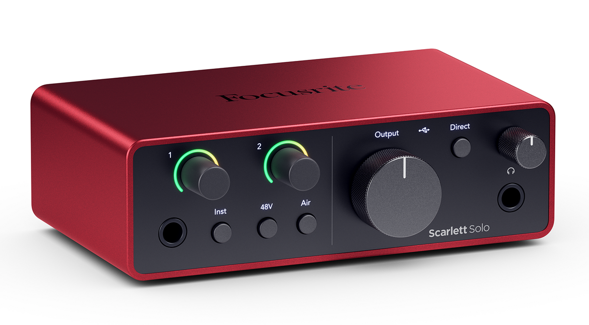 Focusrite Scarlett Solo 4th Gen Lydkort – SoundStoreXL