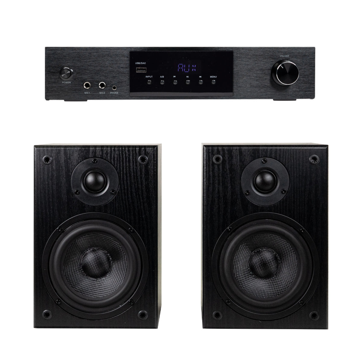 SoundMate HBS-05 Reolhøjtalere & HiFi Forstærker – SoundStoreXL