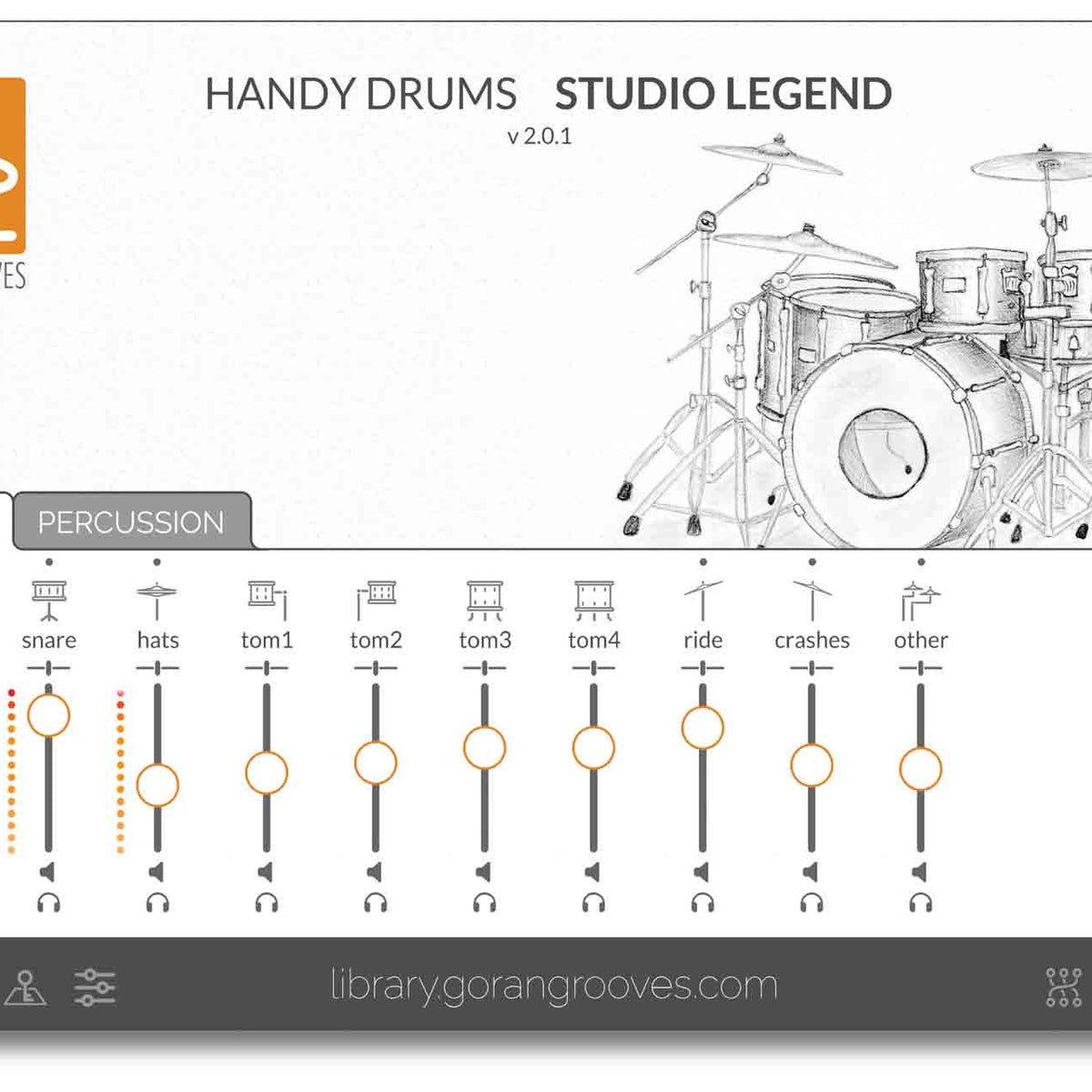 GG | Handy Drums- STUDIO LEGEND V2 - Download nu – SoundStoreXL