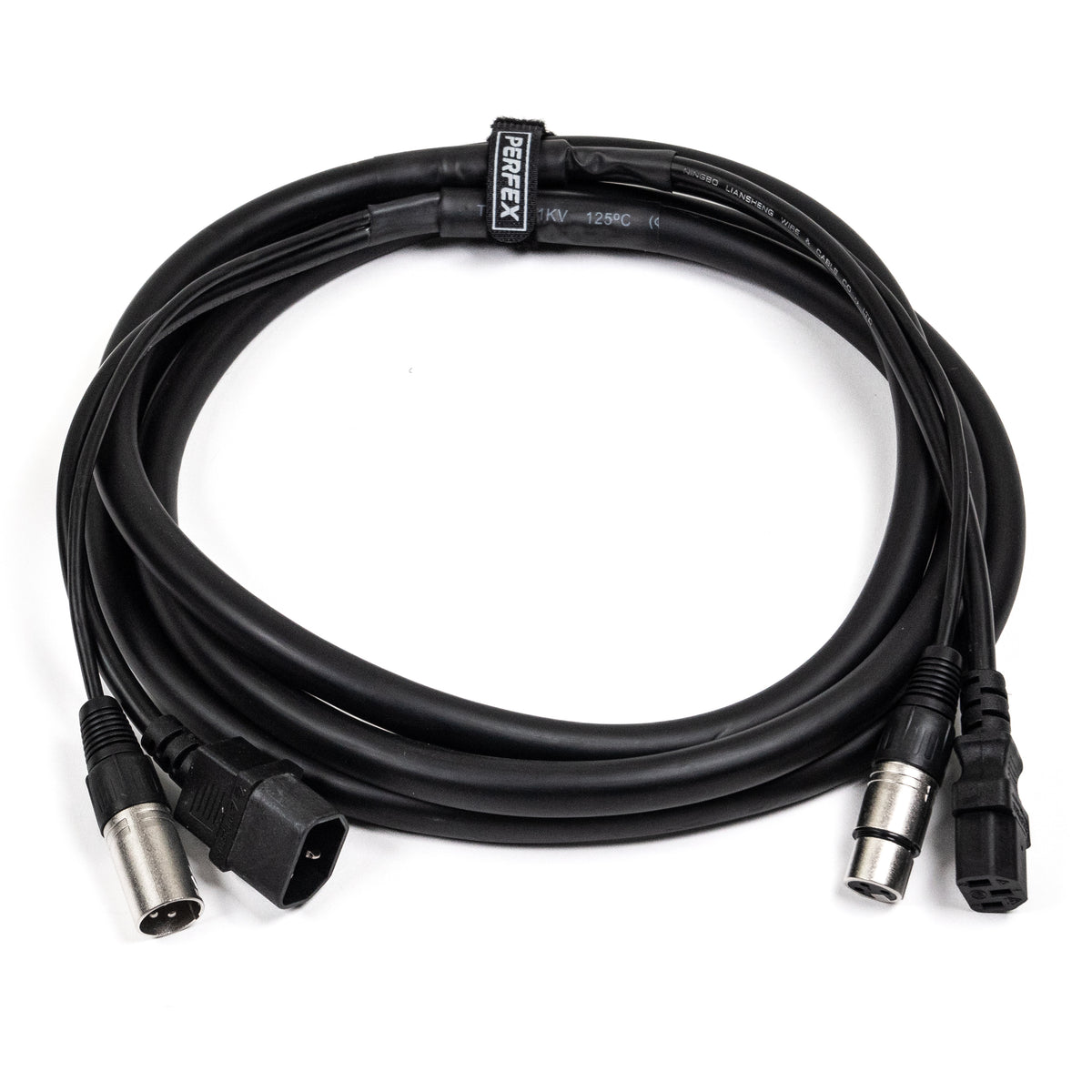 Perfex IEC & XLR Multikabel (DMX, 3m) – SoundStoreXL