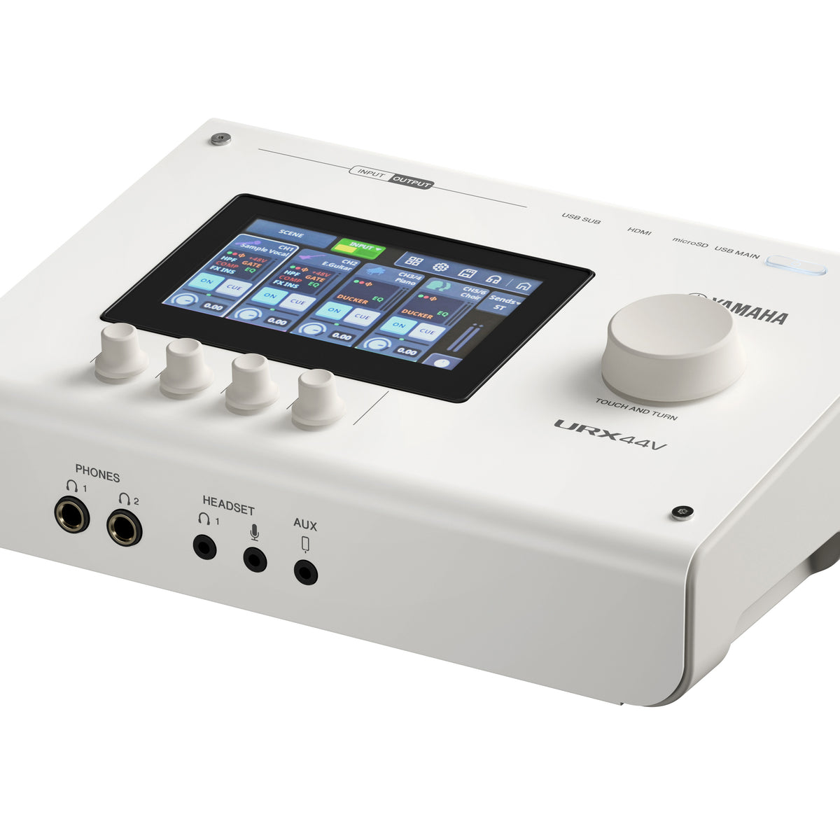 Yamaha URX44V USB-C Audio/Video Interface (Hvid) - Video Version ...