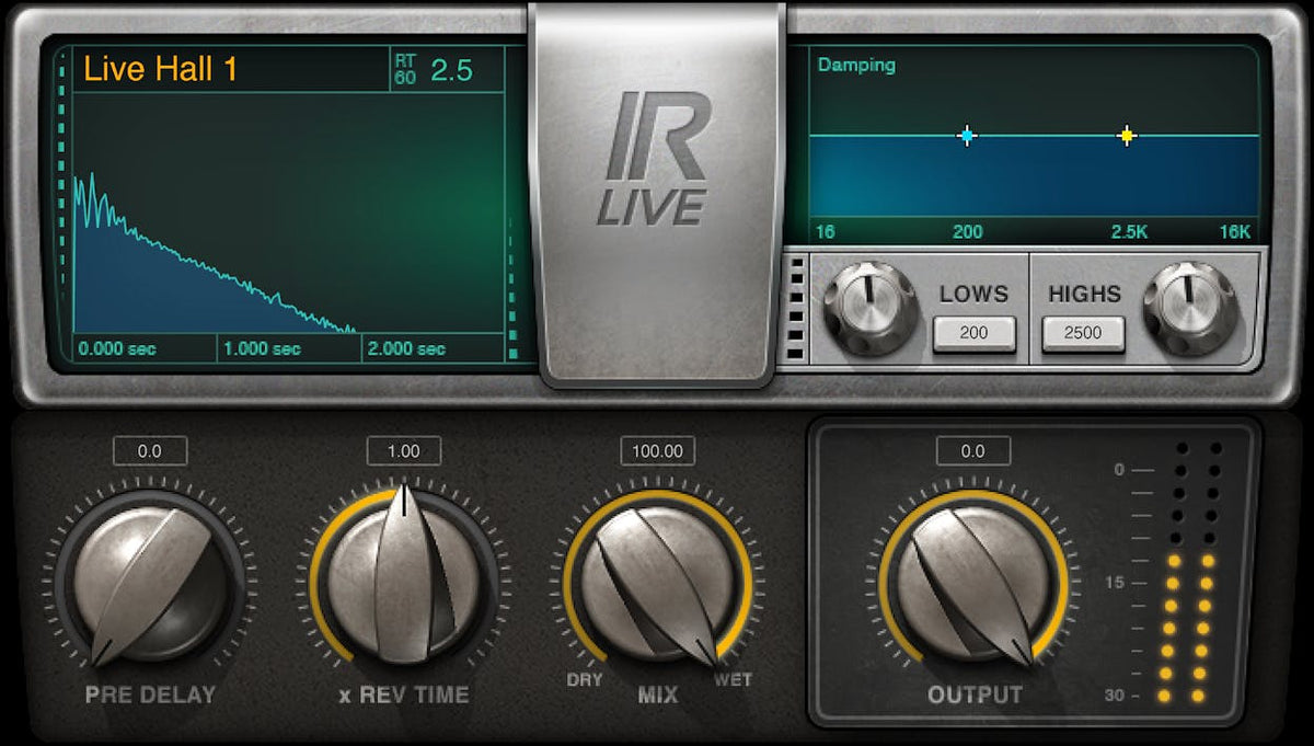WAVES | Waves IR-Live Convolution Reverb - Download nu – SoundStoreXL