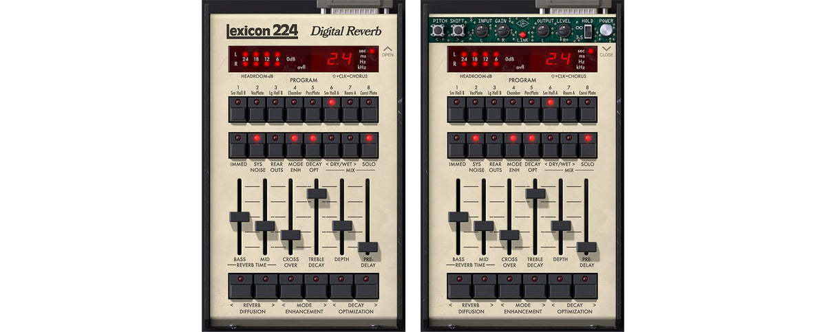 UNIVERSAL AUDIO | UAD Lexicon 224 Digital Reverb - Download nu ...